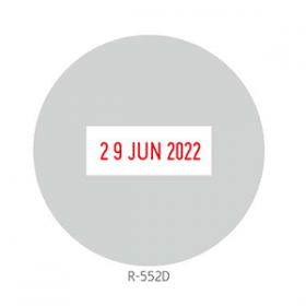 Shiny Round Dater Self Inking Stamp R552D | Custom Rubber Stamp Online